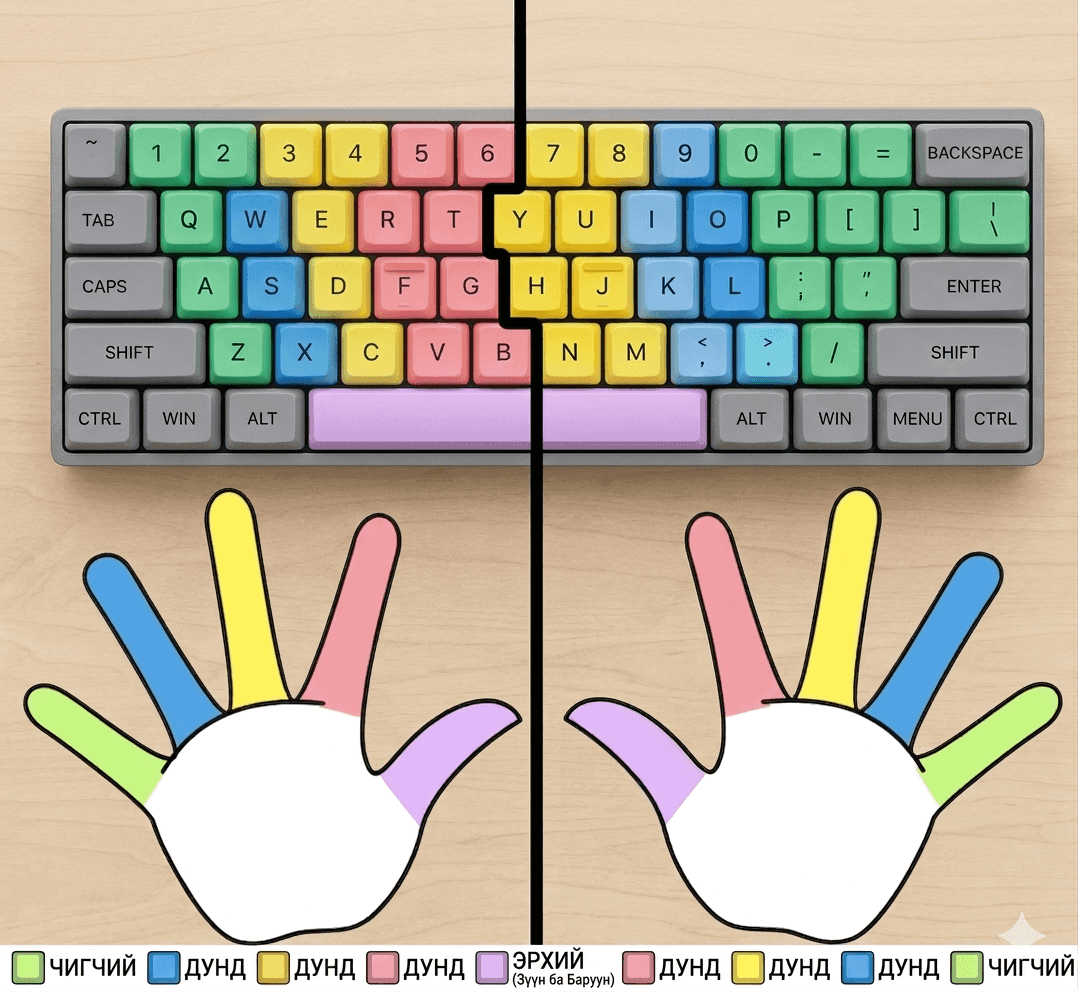 TypingBoo - Learn Touch Typing | English, Mongolian, Korean Practice
